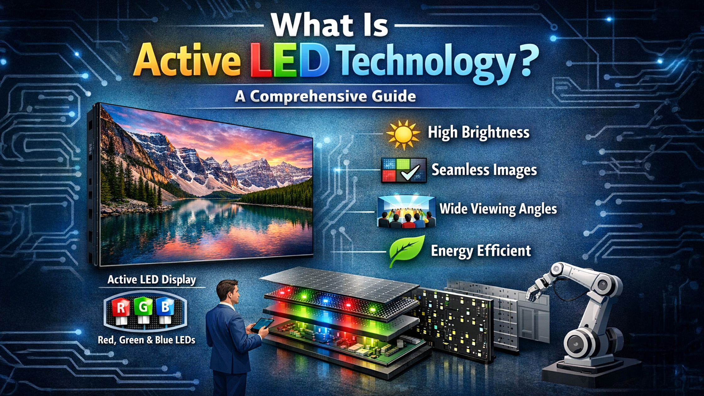 Active LED Technology Guide | Smart Boards & Digital Panels India