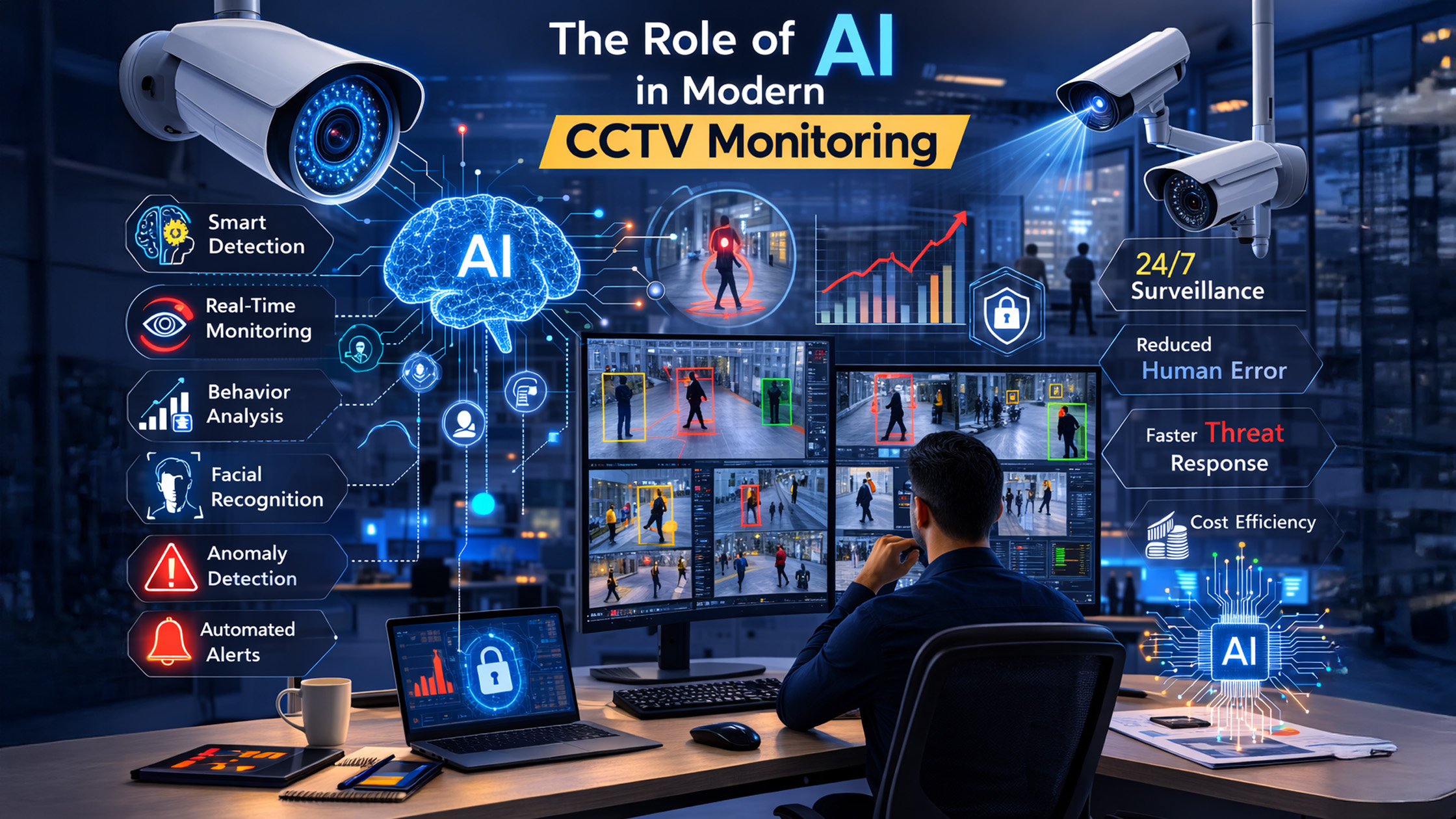 AI CCTV Monitoring Solutions – GoLive eTechnologies India
