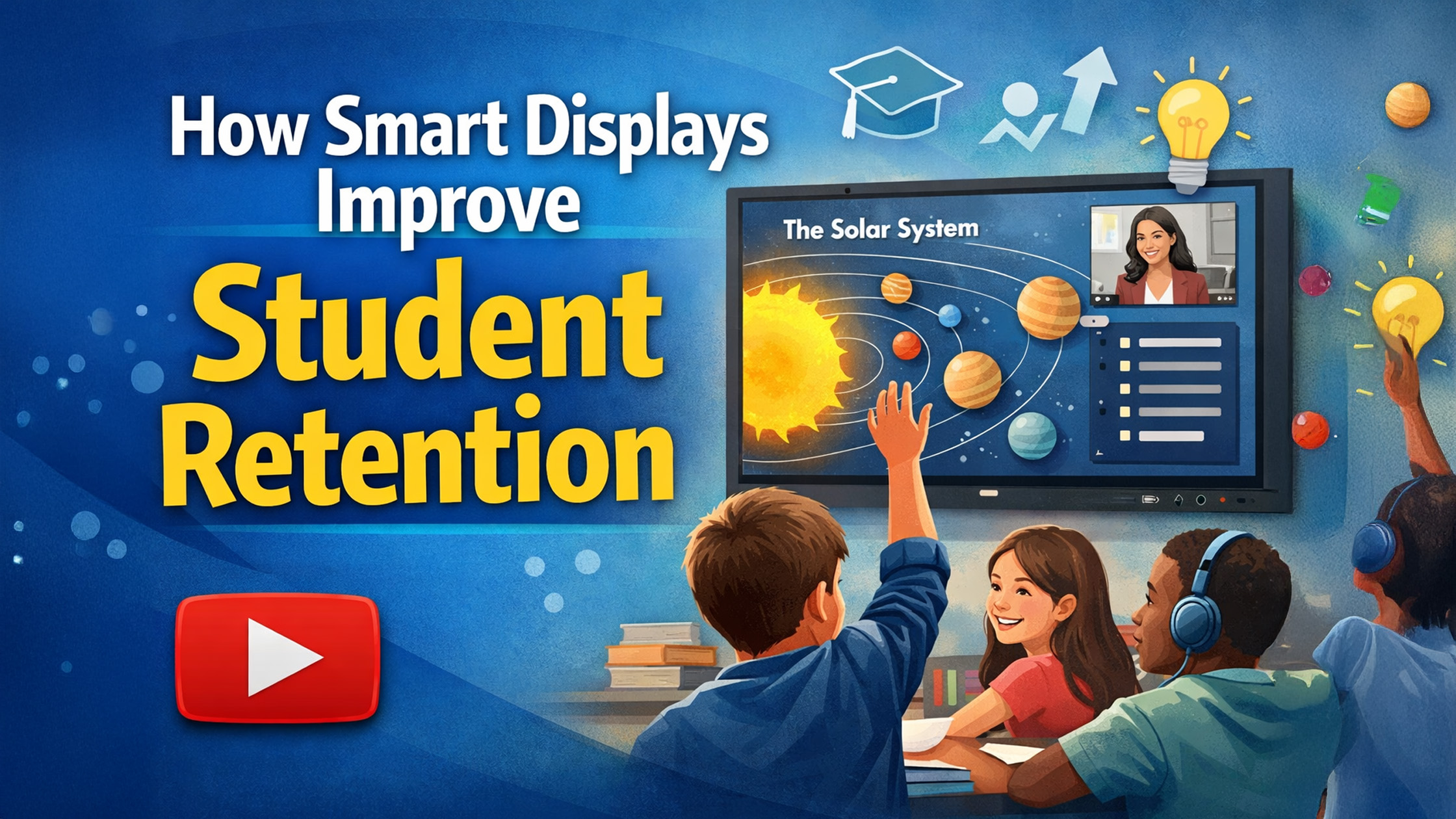 How Smart Displays Improve Student Retention | GoLive eTechnologies