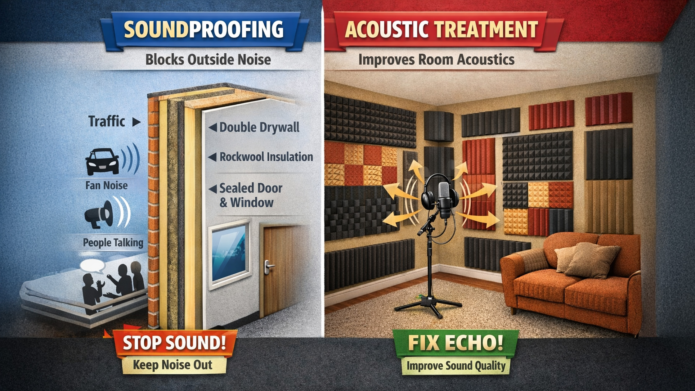 How to Build a Soundproof Room for Teaching & Recording | GoLive