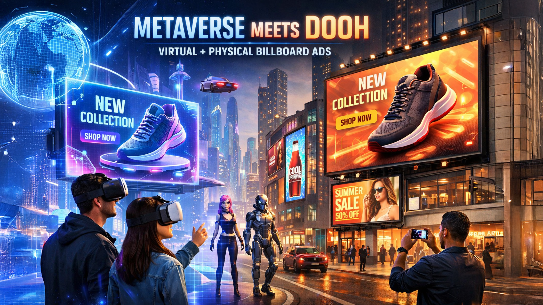 Metaverse Meets DOOH Ads | Smart Digital Boards by GoLive