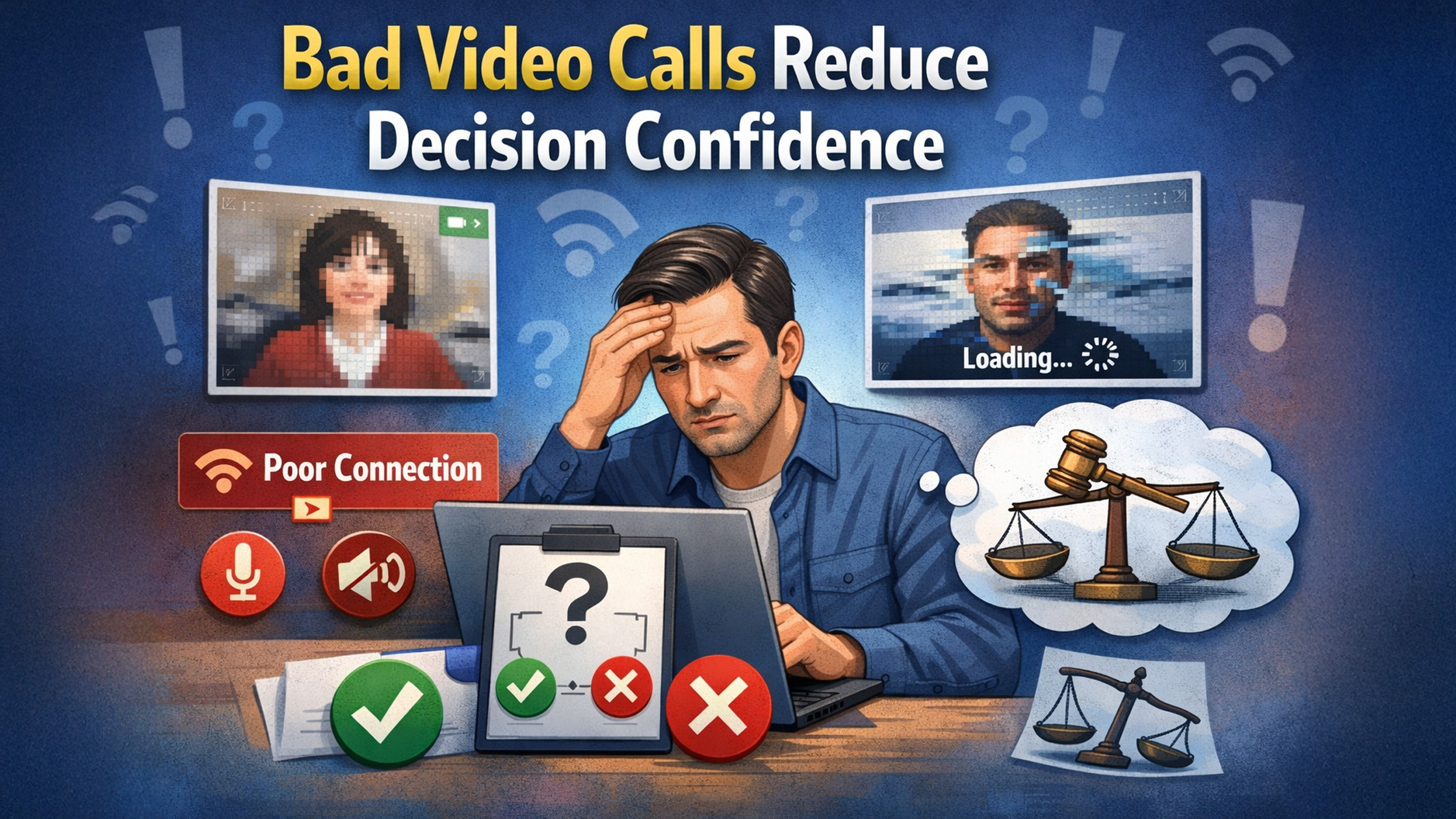 Bad Video Calls Reduce Decision Confidence | GoLive eTechnologies