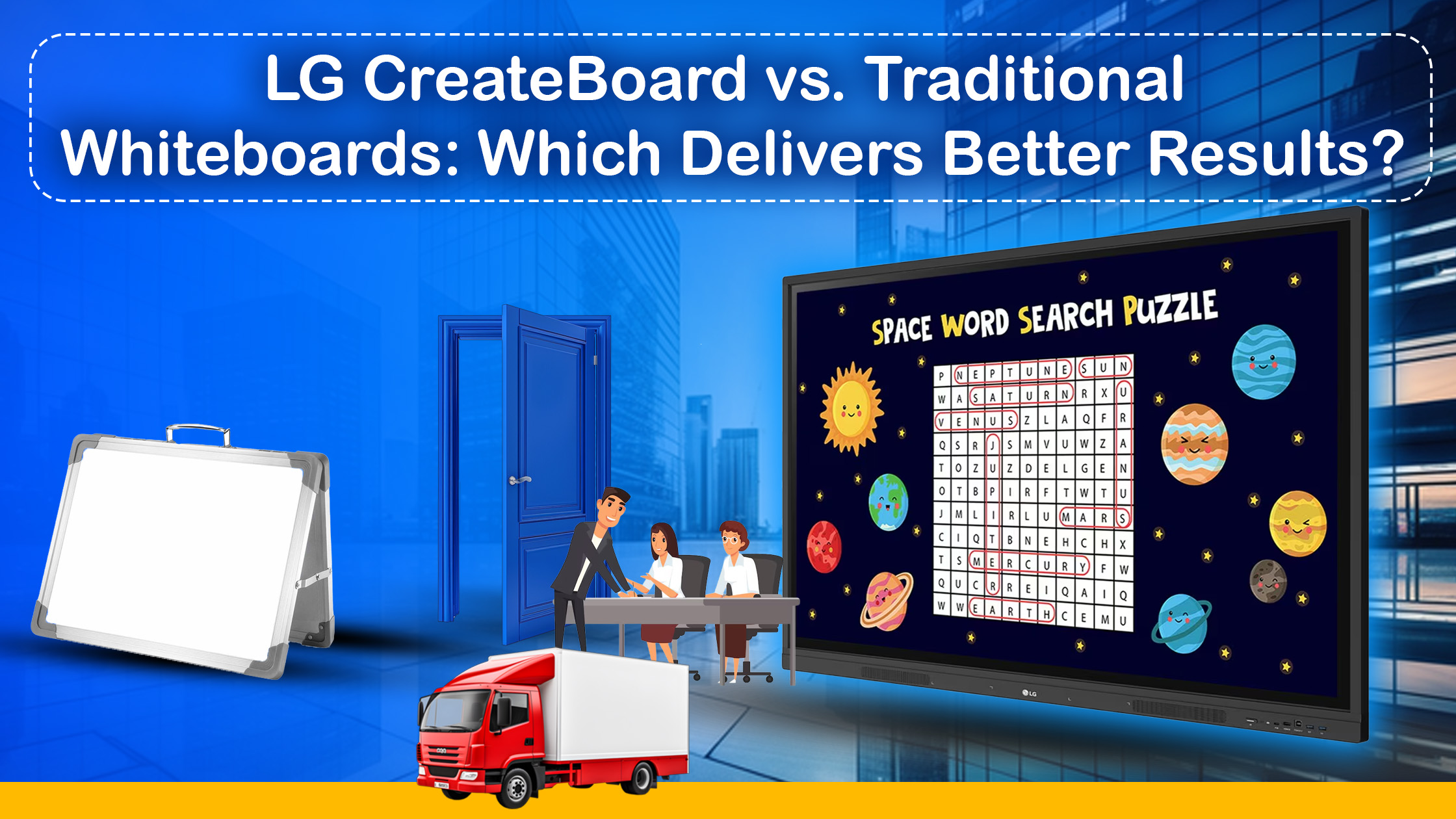 LG CreateBoard vs Traditional Whiteboards | GoLive eTechnologies