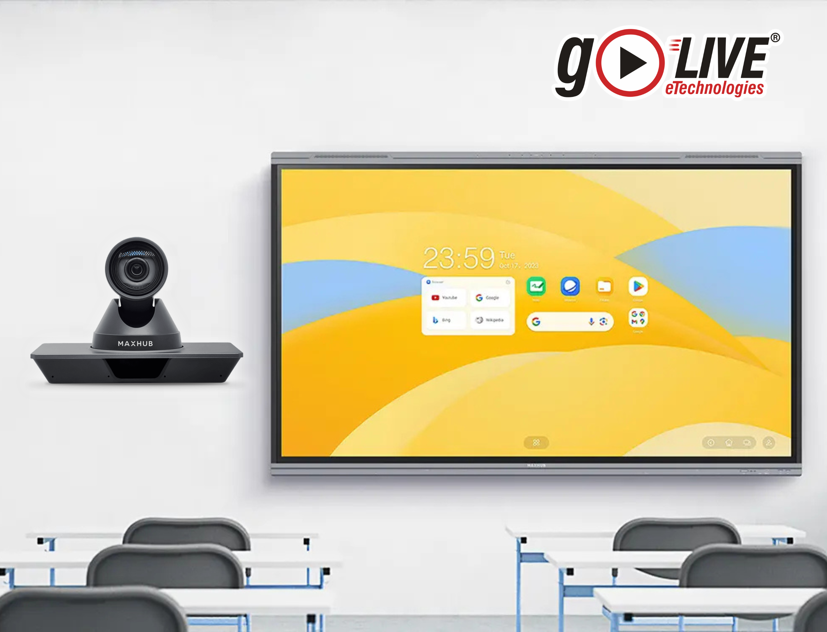 Smart Classrooms in India 2030 | GoLive eTechnologies Smart Boards & Panels